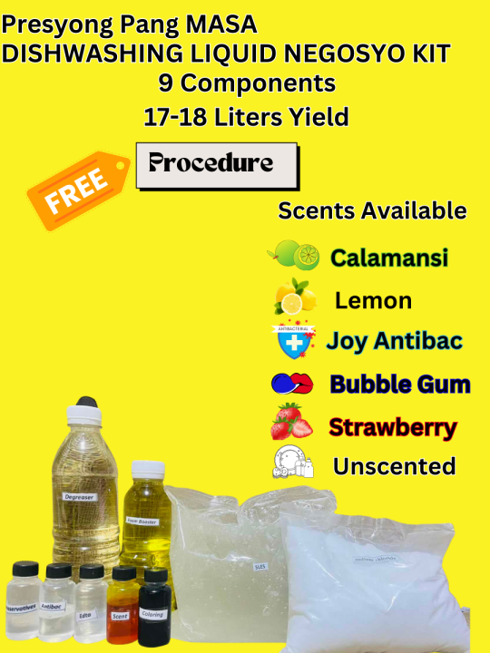 Presyong PANG MASA DISHWASHING LIQUID NEGOSYO KIT | Lazada PH