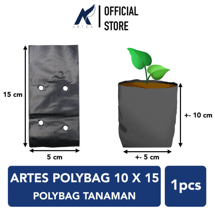 ARTES POLYBAG 15 X 15 Kantong Plastik Tanaman Polibag-Polibeg-Polybeg ...