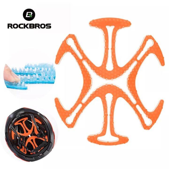 ROCKBROS Motorcycle Helmet Liner Pad Silicone Helmet Inner Padding ...