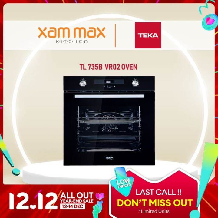 Teka - 65 Litres Multifunction Built-in Oven TL735B 9 Cooking Function ...