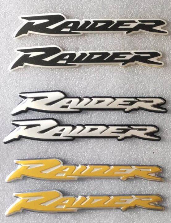 RAIDER EMBLEM MOTORCYCLE SET OF 2 | Lazada PH