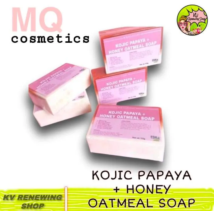MQ COSMETICS KOJIC PAPAYA + HONEY OATMEAL SOAP PROMO | Lazada PH