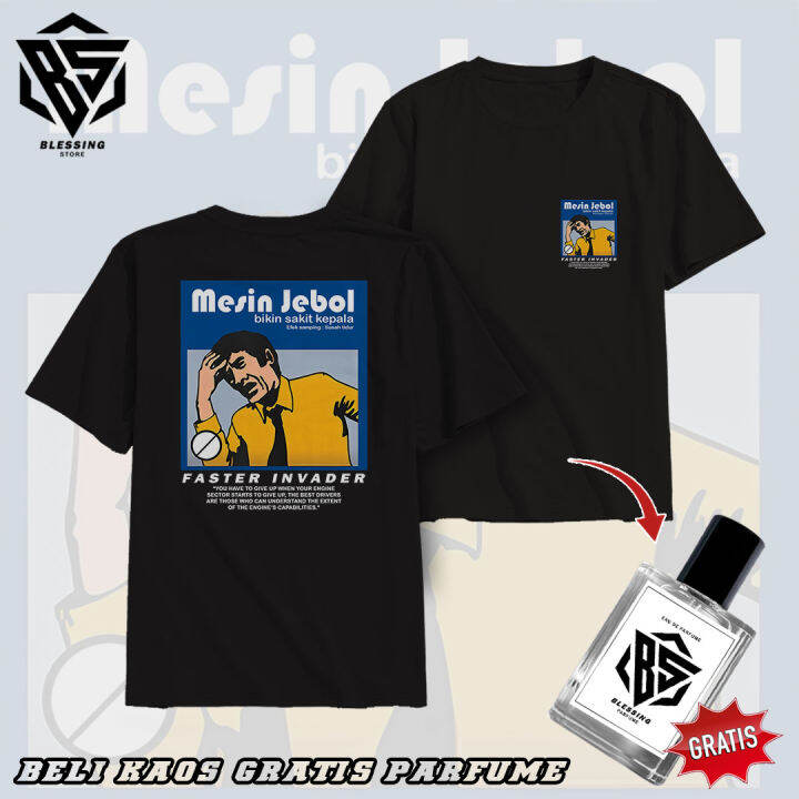 Kaos Plesetan Oskadon Mesin Jebol Parodi Lucu Baju Cewe Cowo Cotton ... Kaos Plesetan Oskadon Mesin Jebol Parodi Lucu Baju Cewe Cowo Cotton ...