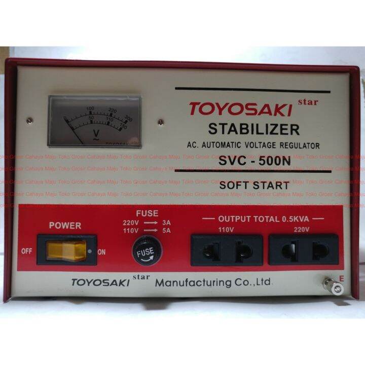 Stabilizer 500watt 500 Watt 500w Stavol SVC-500N Toyosaki | Lazada ...