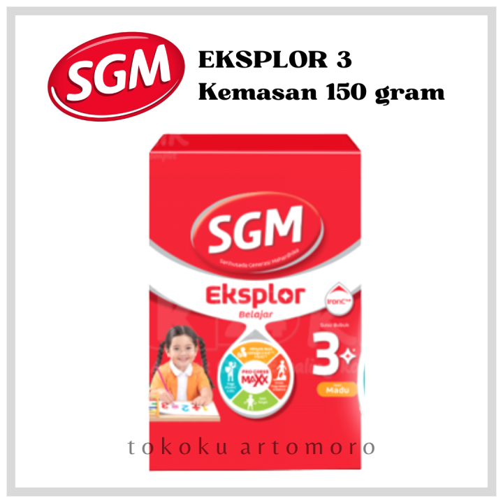 SGM Eksplor Belajar 3+ Pro-GressMaxx Kemasan 150 gram - Susu Formula ...