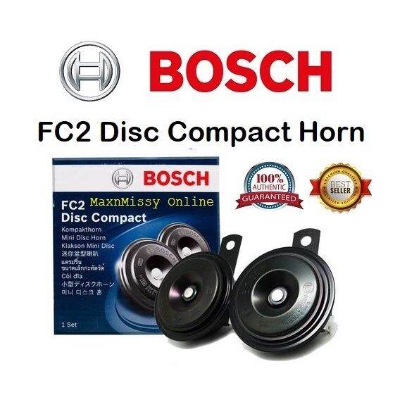Original BOSCH FC2 Disc Compact Mini Disc Horn 12V 100 Authentic Small ...