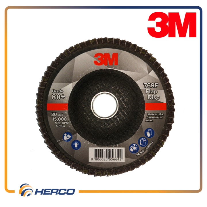 3M Rigid Flap Disc 4" 769F 100MMX16MM Grid 80 | Lazada PH
