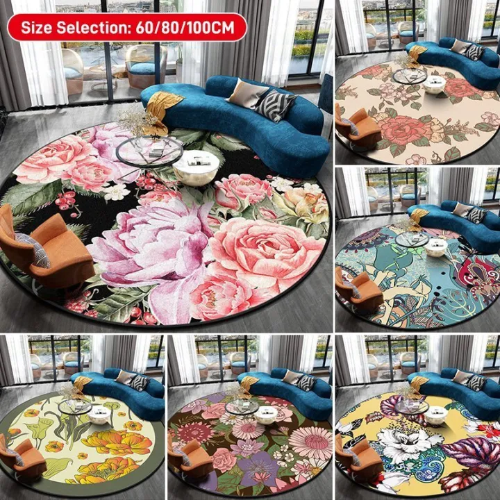 techfuture Blooming flower. Classic round carpet | Lazada PH