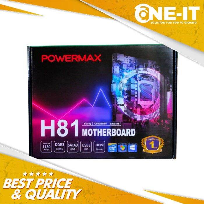 Motherboard POWERMAX H81 Intel LGA1150 DDR3 | Lazada Indonesia