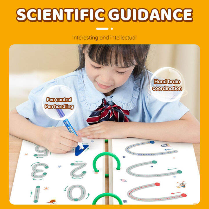 Magic Tracing Workbook Preschool Educational Toys Erasable Pen Logical ...