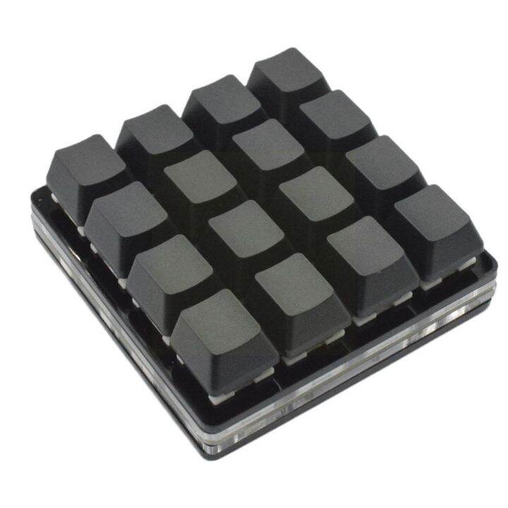 【A HOT】 2/3/4/6/7/8/9/16 Keys Black Mini Keypad Numpad Mechanical ...