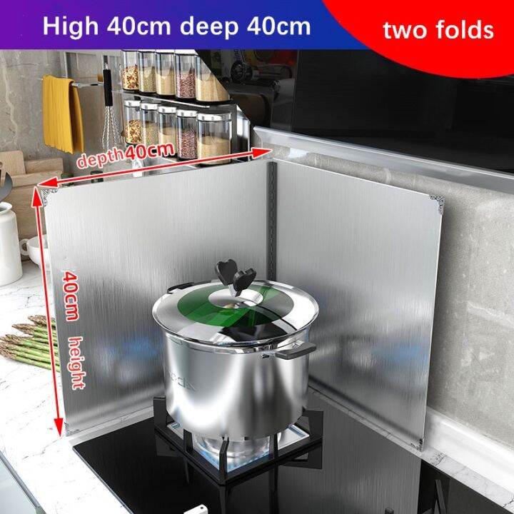 Stainless steel kitchen gas stove for cooking oil spill oil baffle ...