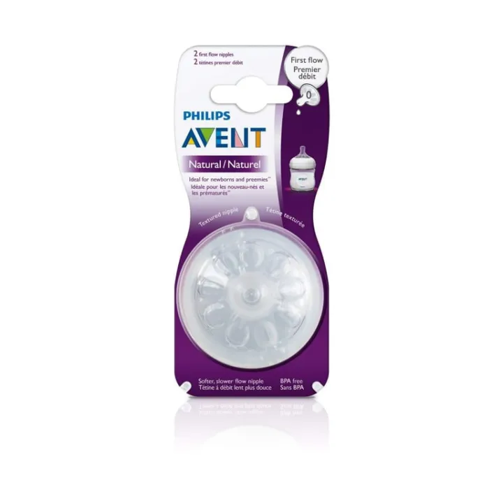 Philips Avent Natural First Flow Teats Nipple Twin Pack | Lazada PH
