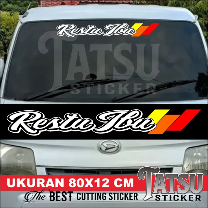 CUTTING STICKER STIKER KACA MOBIL BODY GRANMAX BIS TRUK SEGALA MOBIL ...