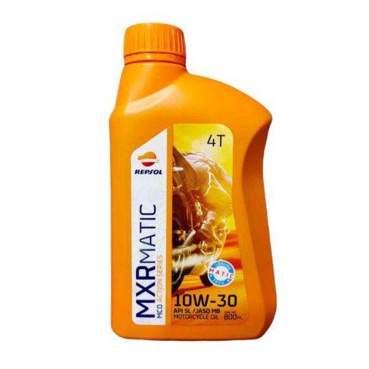 Oli Mesin Repsol MXR MATIC SAE 10W-30 / 20W-40 800ML Original | Lazada Indonesia