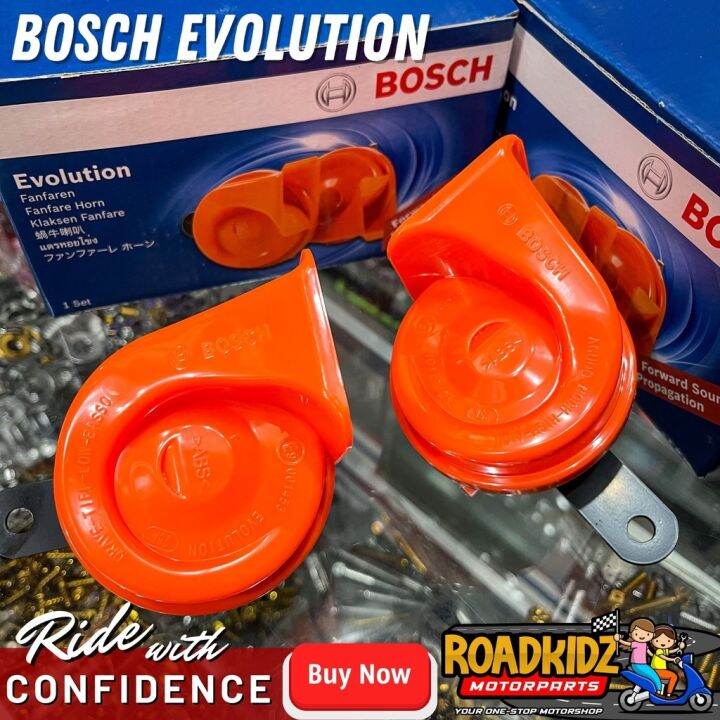 ORIGINAL BOSCH SNAIL HORN EVOLUTION w/ RELAY / SOCKET | Lazada PH