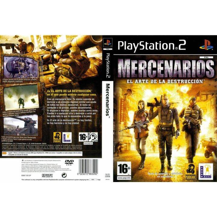 แผ่นเกมส์ PS2 Mercenaries Playground of Destruction คุณภาพ ส่งไว ...