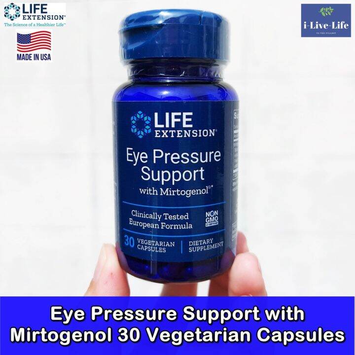 บำ รุง สุขภาพดวงตา และการมองเห็น Eye Pressure Support with Mirtogenol ...