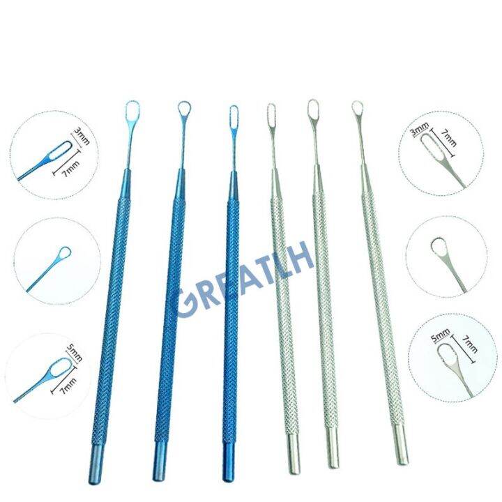 Eye Lens Loop Stainless Steel Lens Loops Eye Titanium Loops Veterinary