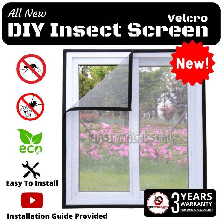 1srMagicSeal - DIY Velcro Insect Screen Fiberglass Window Door and ...