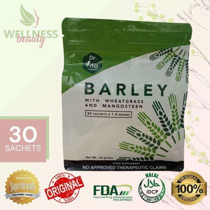 Dr. Vita Barley with Wheatgrass and Mangosteen (30Sachets x1.5 Grams ...