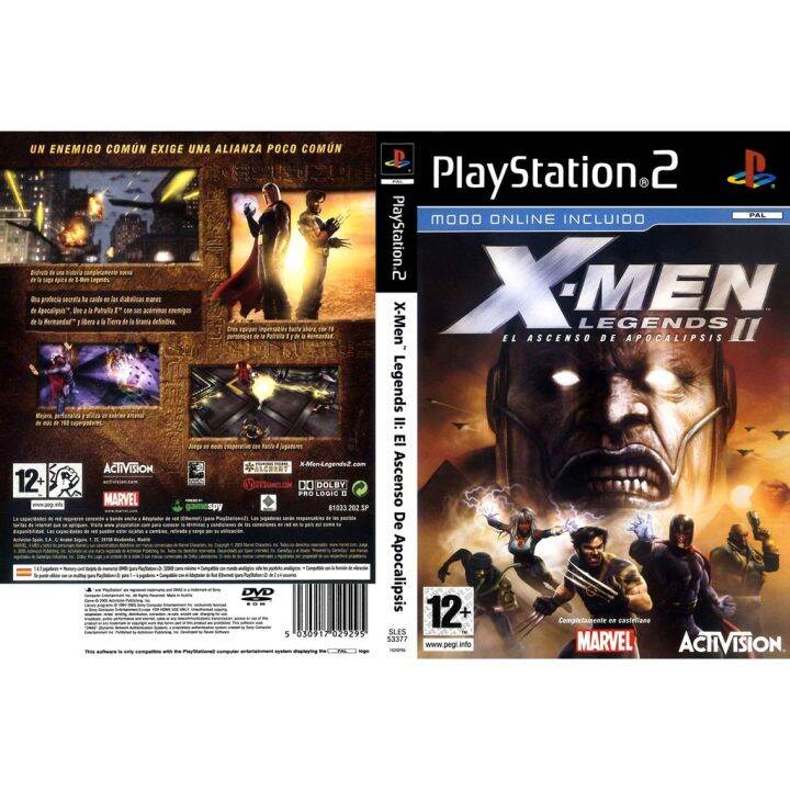 แผ่นเกมส์ PS2 X-Men Legends II - Rise of Apocalypse คุณภาพ ส่งไว ...