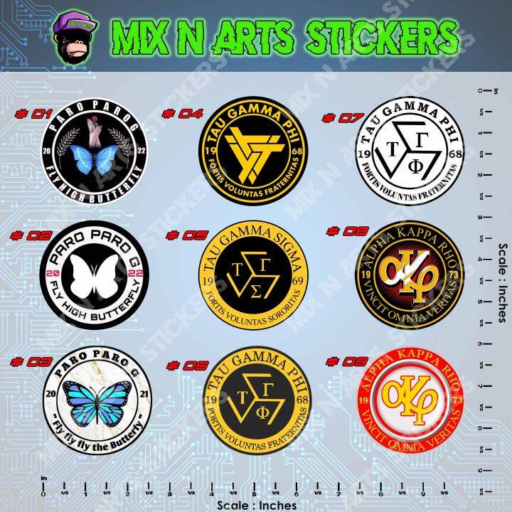 ParoParoG TGP AKP Logo Laminated Vinyl Sticker SOLD per PIECE | Lazada PH