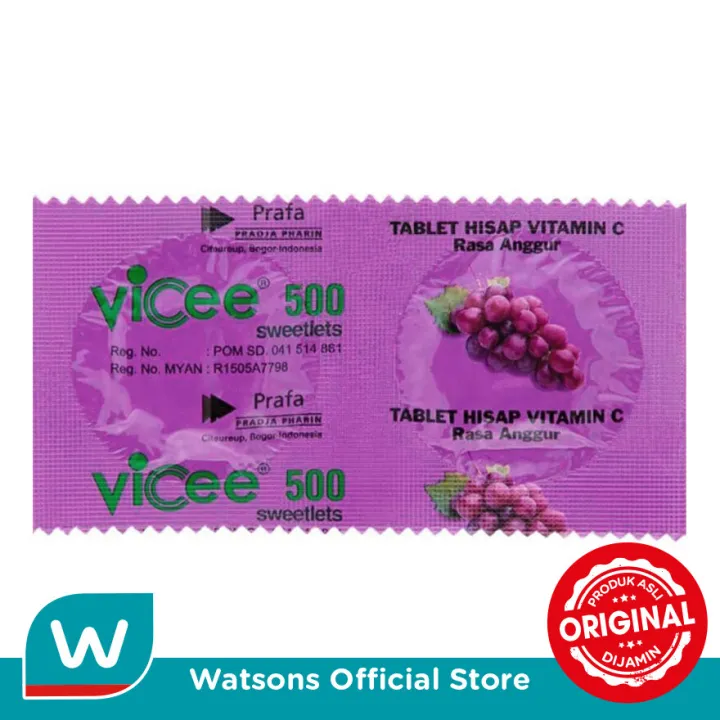 VICEE Grape Tablets 2's | Lazada Indonesia