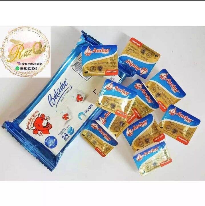 PAKET MPASI MURAH ANCHOR+BELCUBE unsalted butter / salted UB | Lazada ...