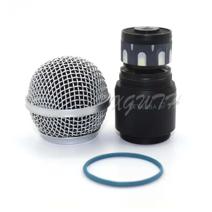 Replacement Wireless Handheld Microphone Grille Cartridge Capsule Head ...