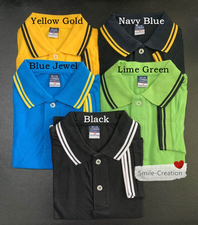 Blue Corner Men's Polo Shirt Colored with Lining Style#1 | Lazada PH