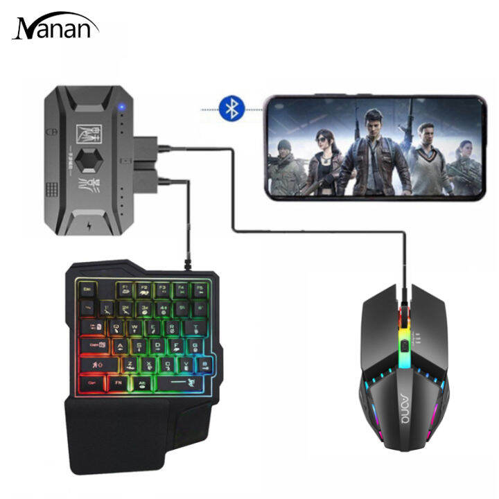 【⚡Preferential Price】M1pro Mobile Controller Gaming Keyboard Mouse Converter Pubg Mobile ...