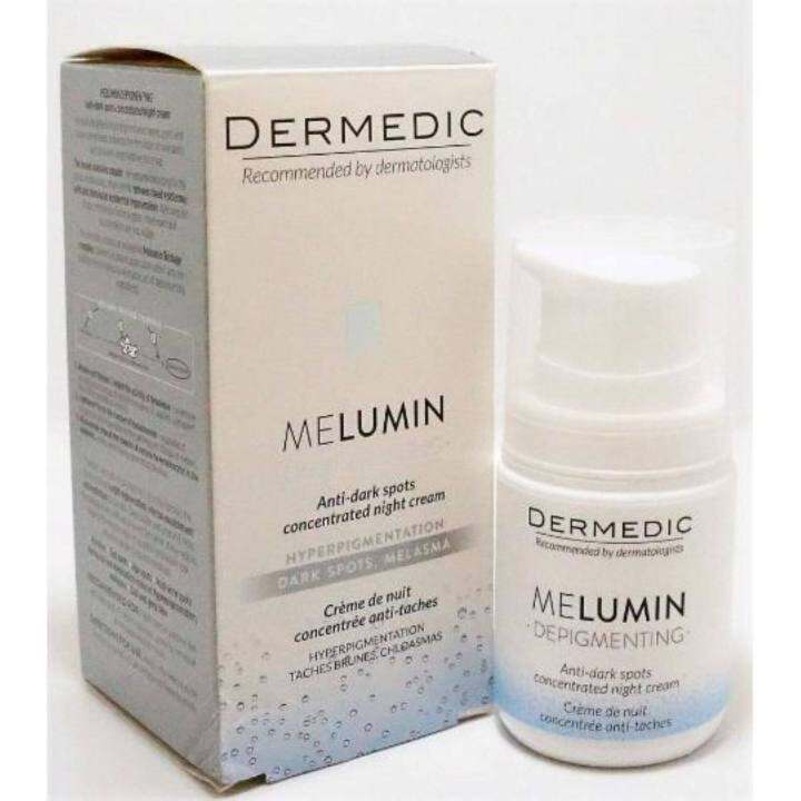 Dermedic Melumin Anti-Dark Spots Hyperpigmentation Concentrated Night ...