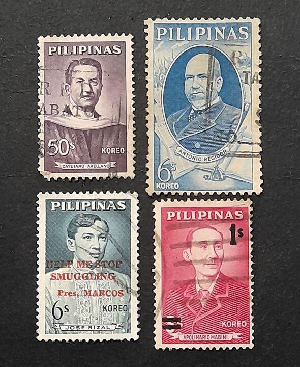 Philippine Postage Stamp set: 1963 Cayetano Arellano, 1966 Antonio ...