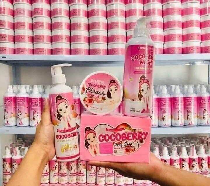 Jenna Essence Cocoberry Soap, Snail Collagen Jelly Ice, Cocoberry Lotion, Coco berry Serum Gel ...