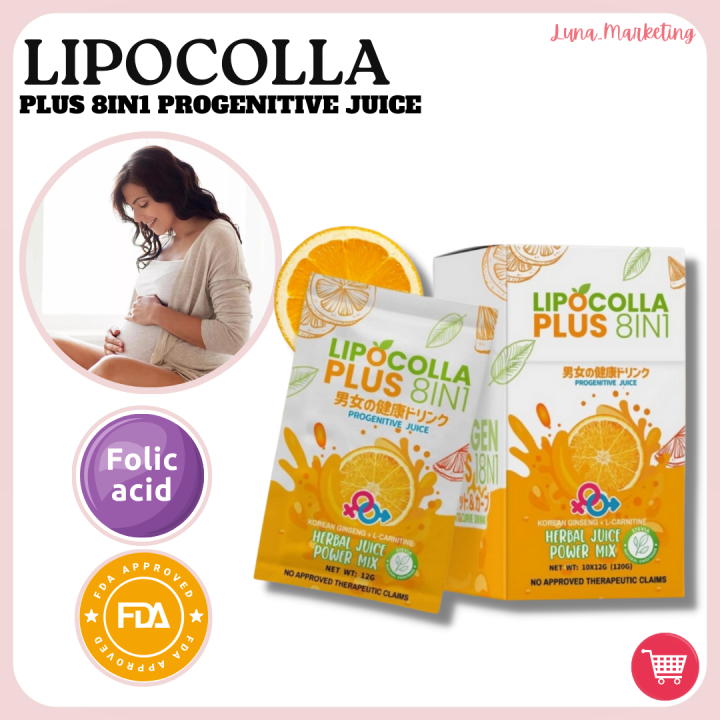 ORIGINAL LIPOCOLLA PLUS 8IN1 Progenative Juice Herbal Juice Power Juice ...
