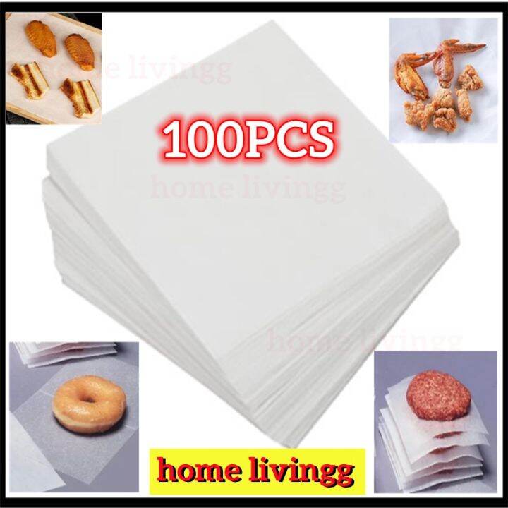 ♀Greaseproof Paper Food Tray Liner Paper 100pcs♜ | Lazada PH