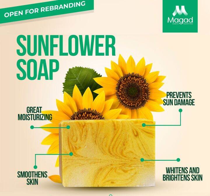 Premium Sunflower Soap 135g. Direct Manuf and FDA approved Open for ...