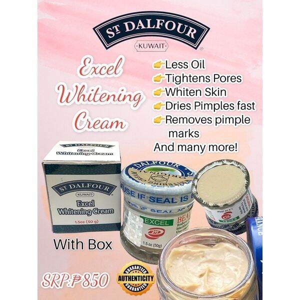 Authentic St Dalfour Whitening Excel Cream | Lazada PH