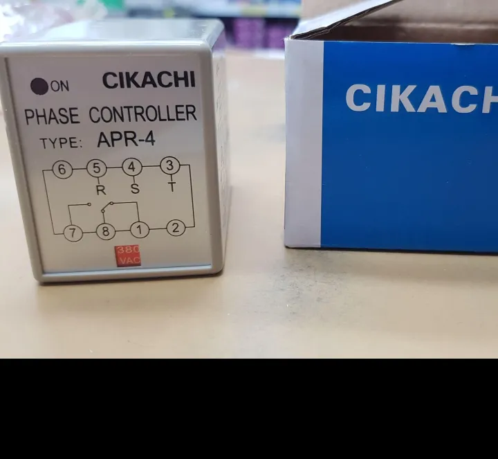 Relay ควบคุมกระแสไฟ 3 เฟส ป้องกันไฟกระแสย้อนกลับ Phase controller APR-4 ...
