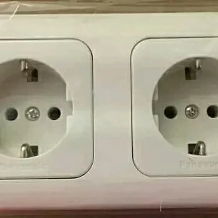 Panasonic Double Dobel Dua Stop Kontak Colokan panasonic WEJP 11322-7 ...