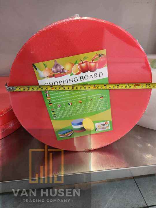 Round Chopping Board TADTARAN 35 x 5 cm Colored for Restaurant and ...