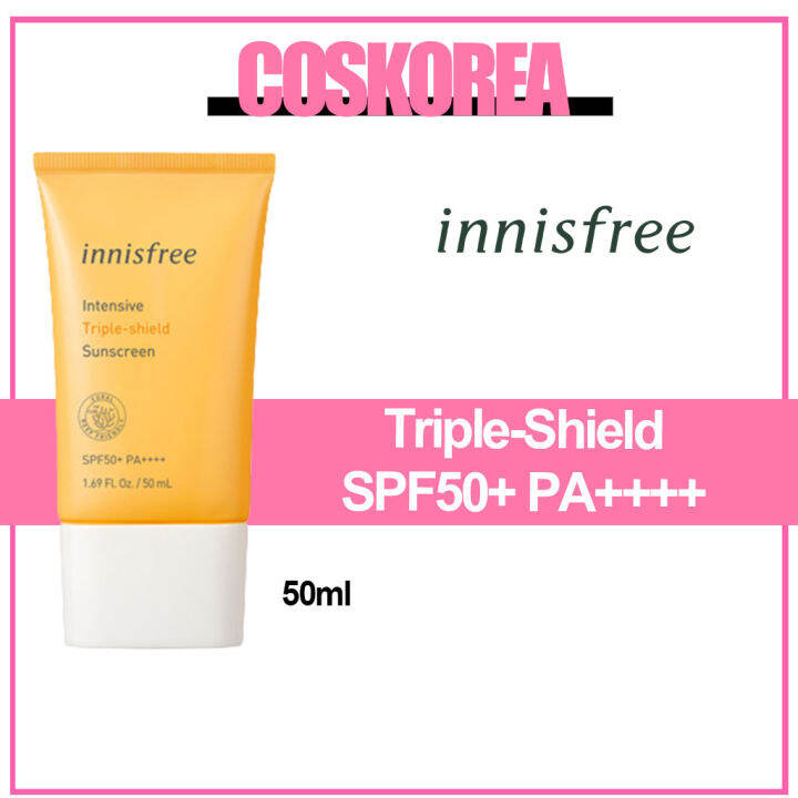 Innisfree / Intensive Triple-shield Sunscreen SPF50+ PA++++ / 50ml | Lazada