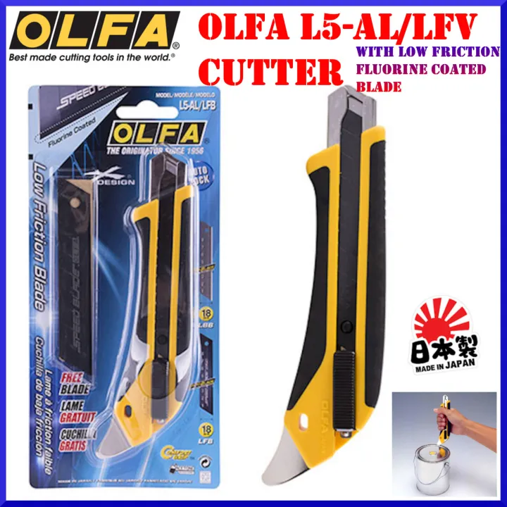 Original OLFA L5-AL / LFB Cutter with Low Friction Fluorine Coated ...