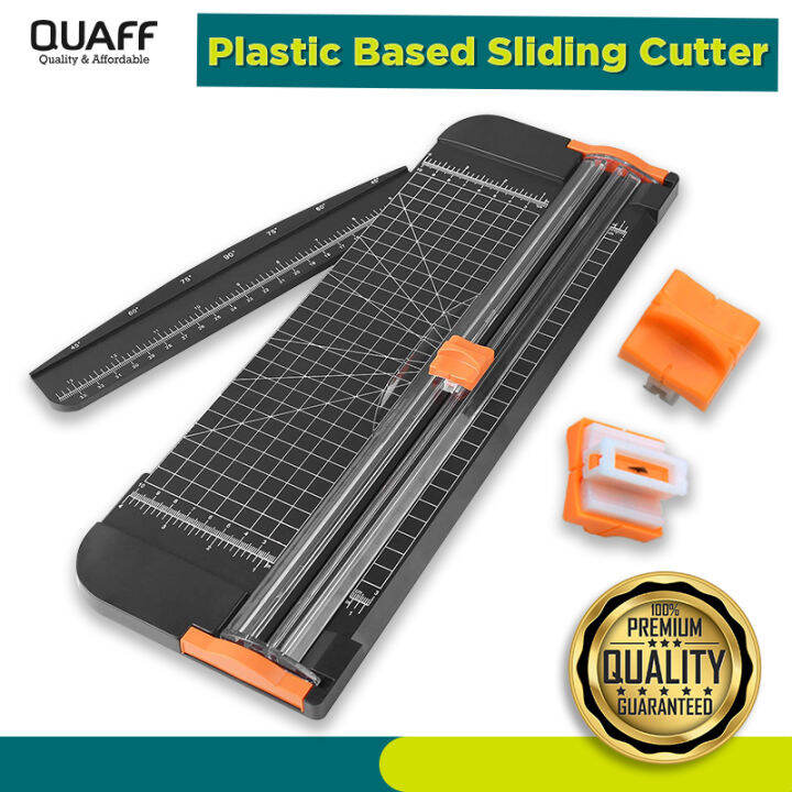 【Quali-Products】 Plastic Base Paper Cutter A4 Size Sliding Paper Cutter ...