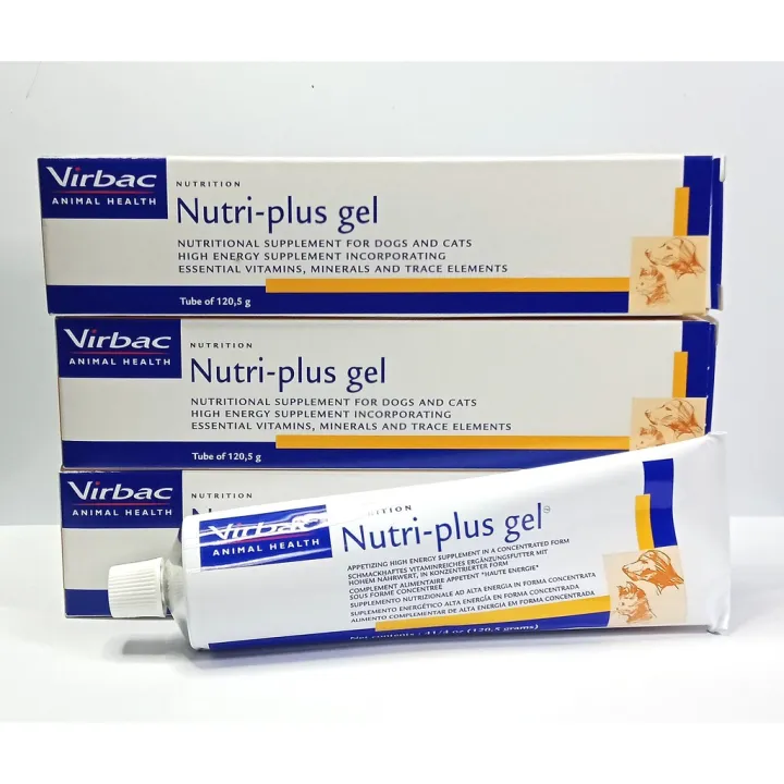 Nutri-Plus Gel Nutritional Supplement for Dogs and Cats, Tube of 120 ...