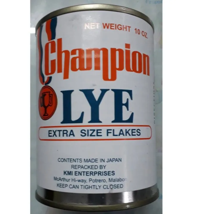 Champion Lye Extra size Flakes 10oz (300 grams) for Clearing Clog | Lazada PH
