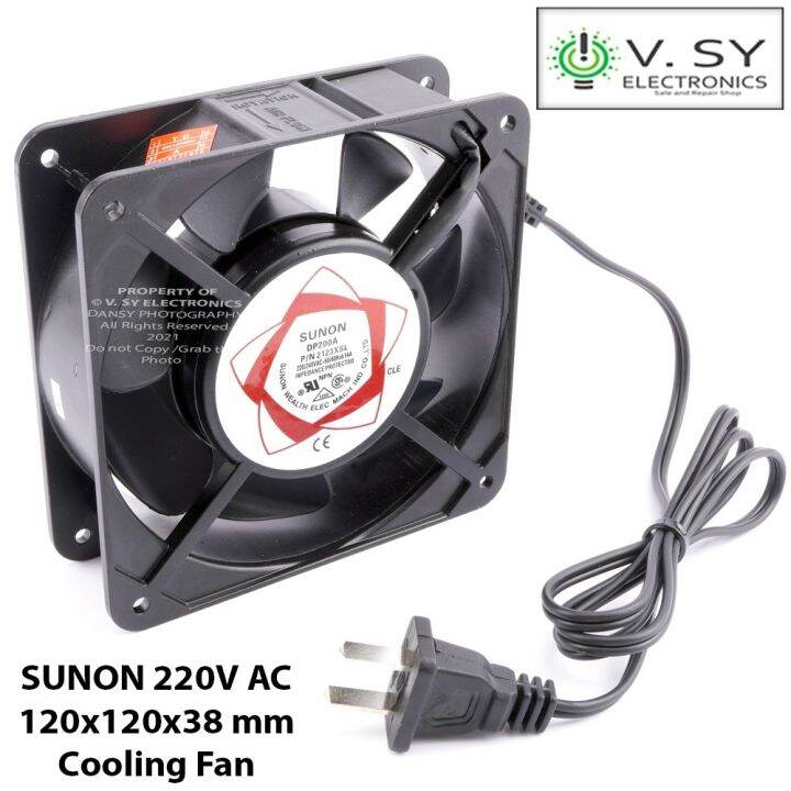 Portable Clip fanchecj 220V AC 120mm Blower Exhaust Cooling Fan 220VAC ...