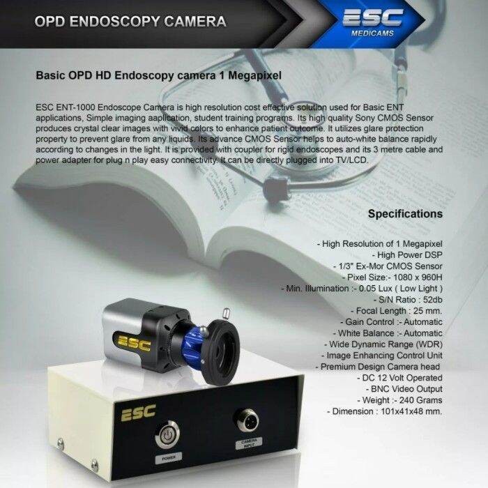 Endoscope camera Rigid Endoscopy Coupler Adapter Ent Medical Surgical ...