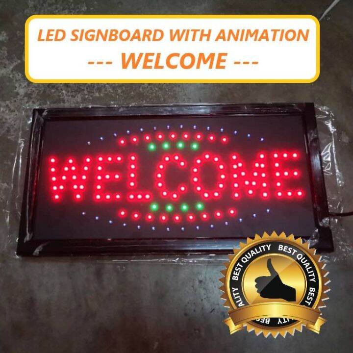 BEST PRICE + READY STOCK IN MALAYSIA LED Sign Board LED Papan Tanda ...
